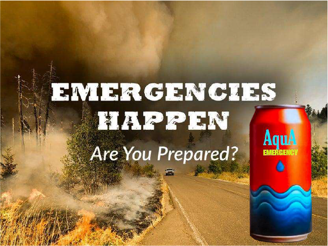 Purified drinking water. One case is worth 2.5 to 5 days of emergency ...